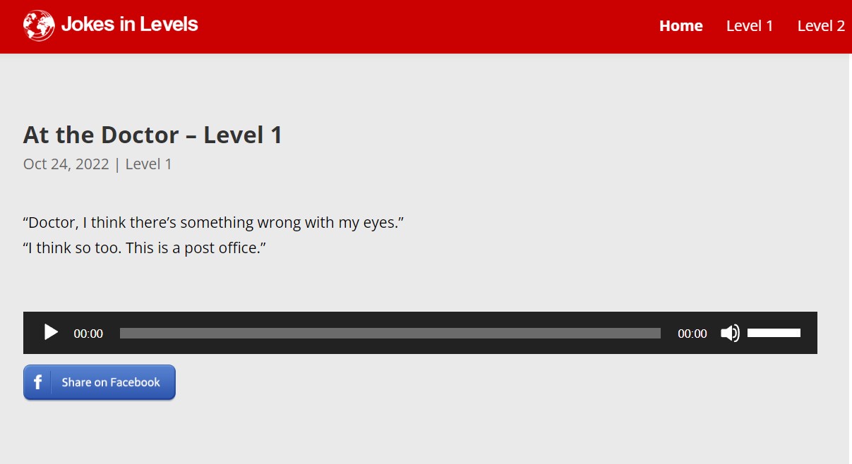 Jokes in Levels • Könnyen Gyorsan Angolul